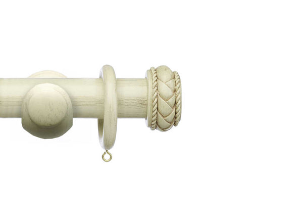 50mm Masterpiece Distressed Cream Byzantine Finial - Richard Wylie ...